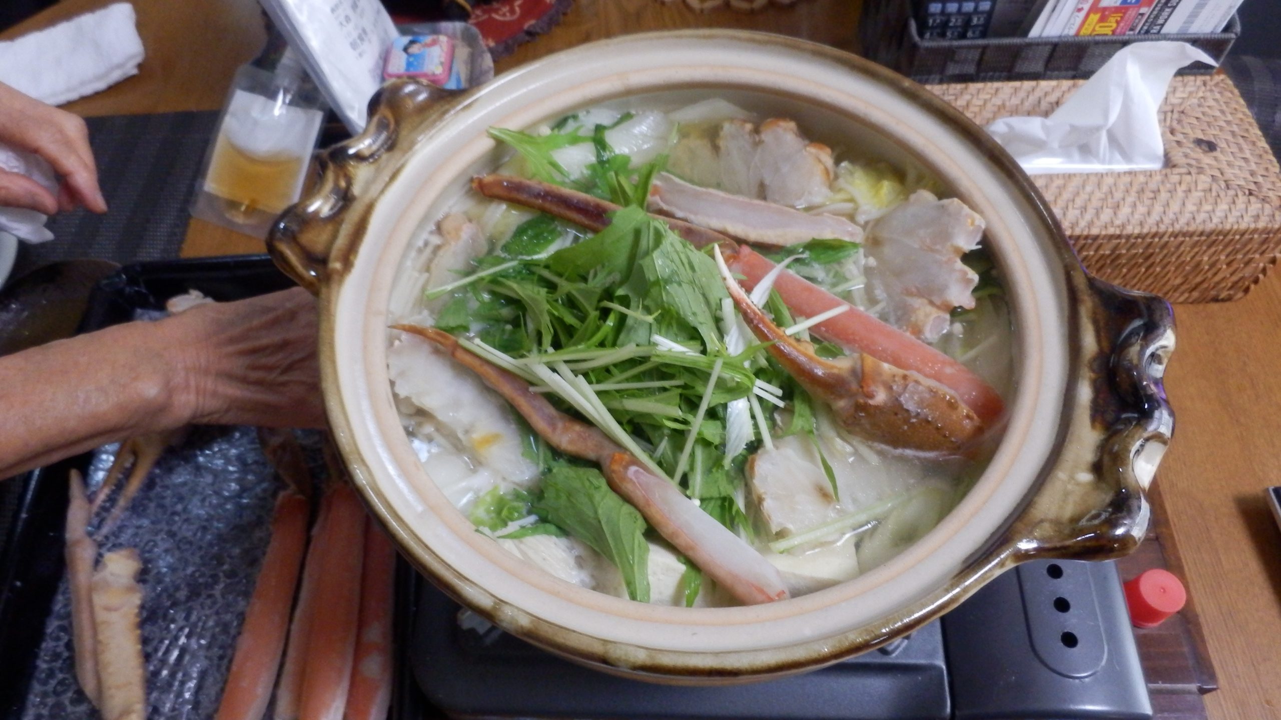 カニすき開始 | misagoのページ