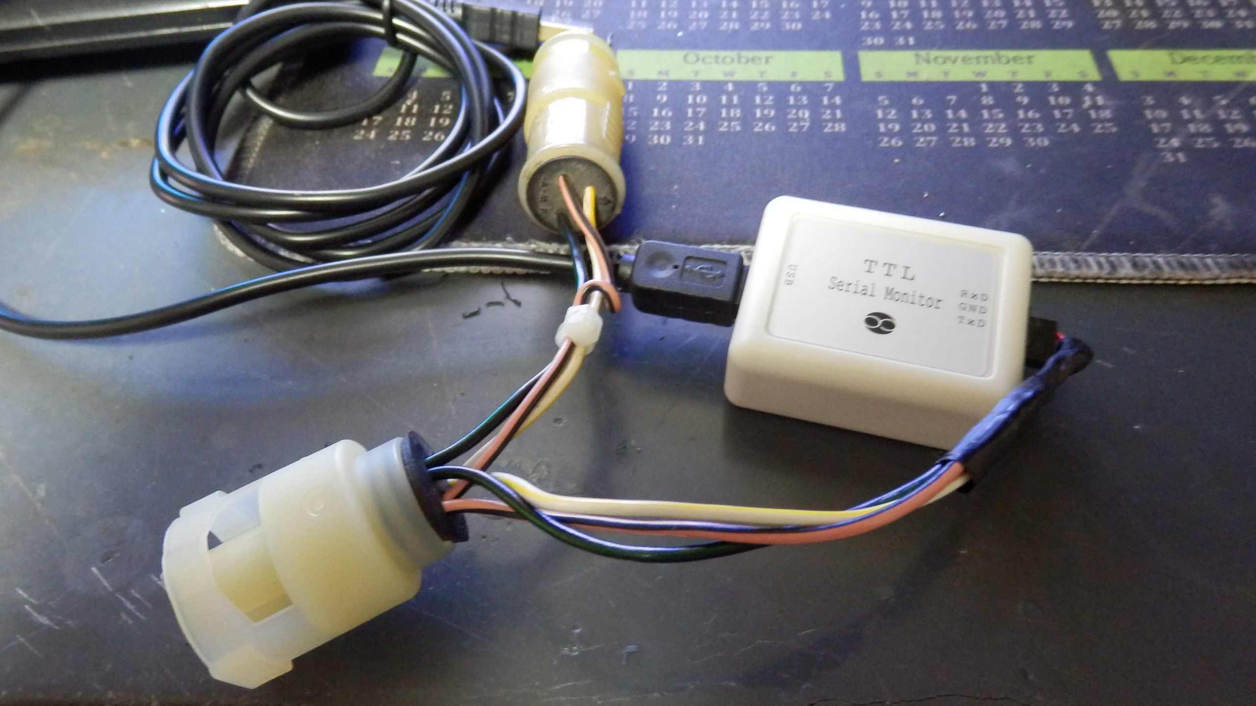 ACR4のコマンドを読み取るシリアルモニターのケーブルができた。 | misagoのページ